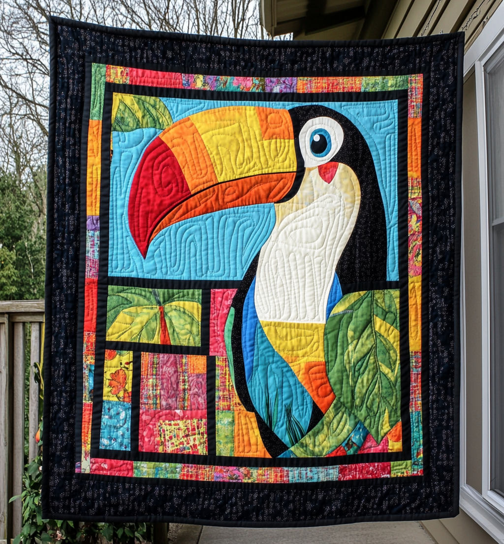 Toucan DAI25102420 Quilt Blanket – Charming Favor