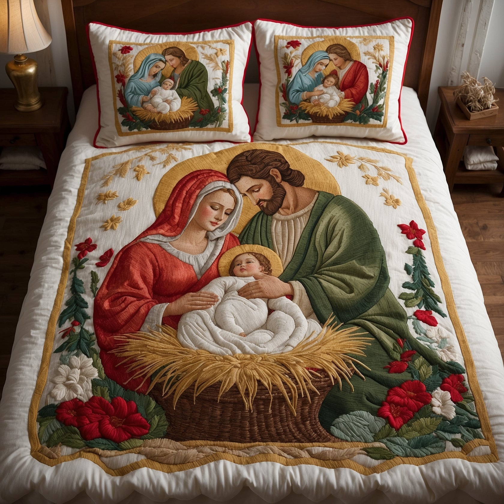Nativity Scene NTA311024144 Quilt Bedding Set – Charming Favor