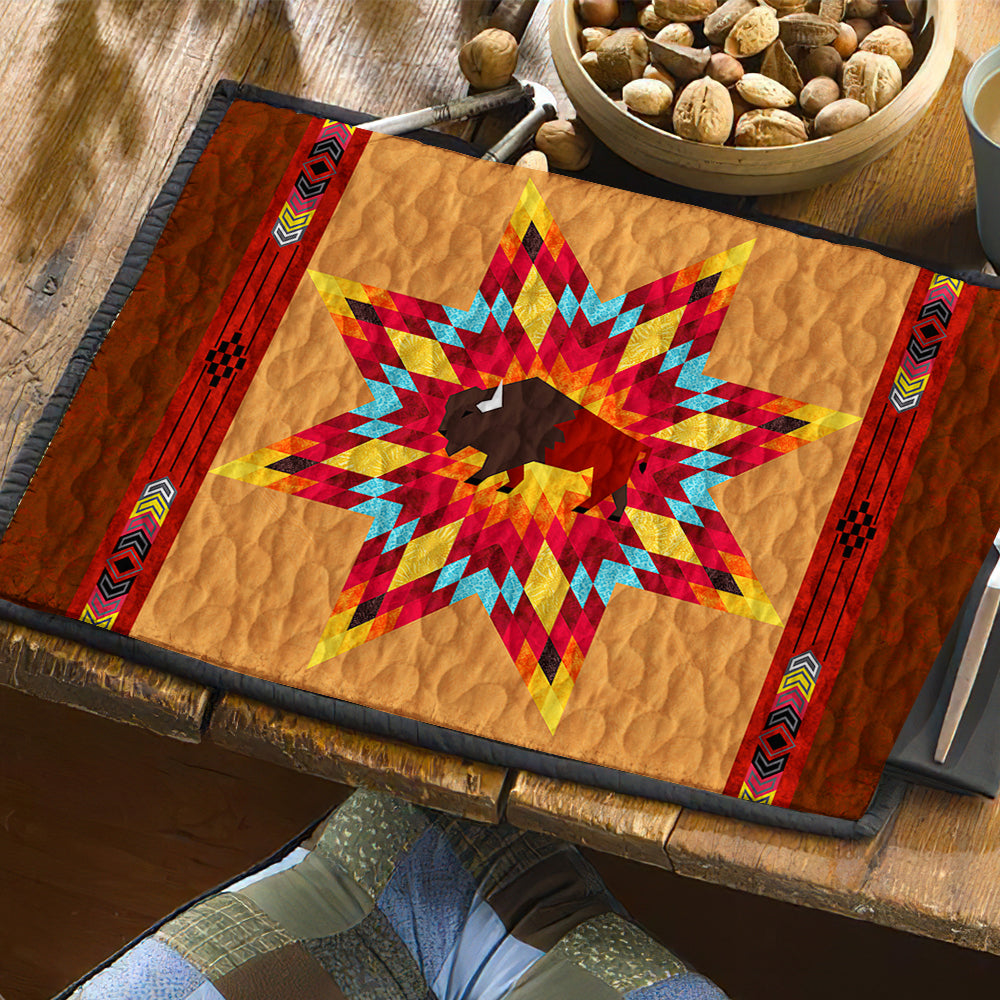 Native American Star TL300504YPM Quilted Placemats – Charming Favor