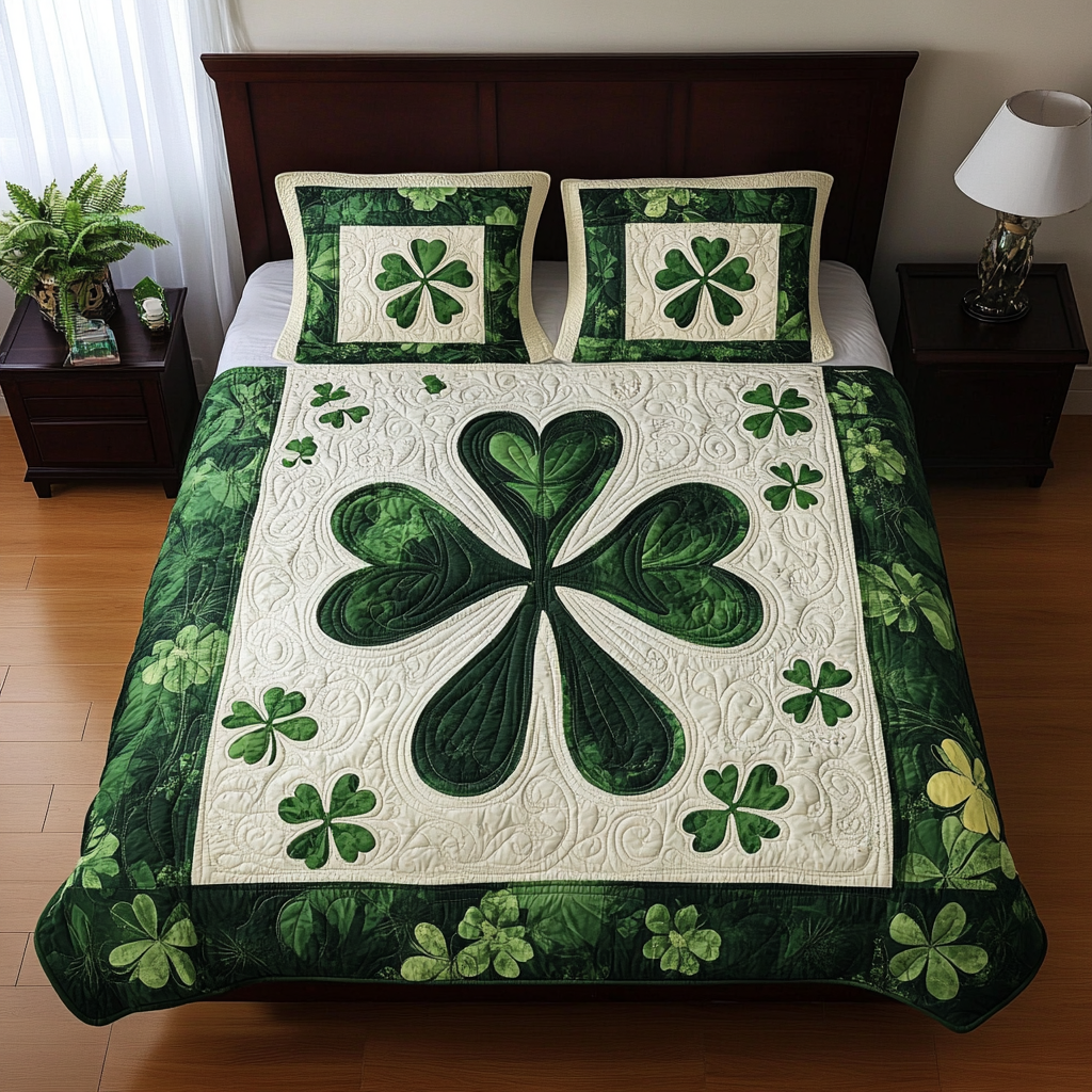 Clover DAI040924021 Quilt Bedding Set – Charming Favor