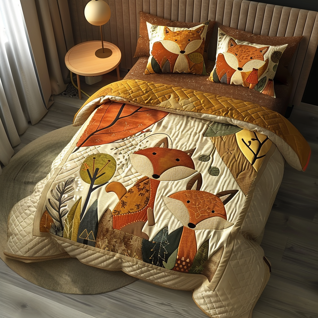 Fox TAI170724052 Quilt Bedding Set – Charming Favor