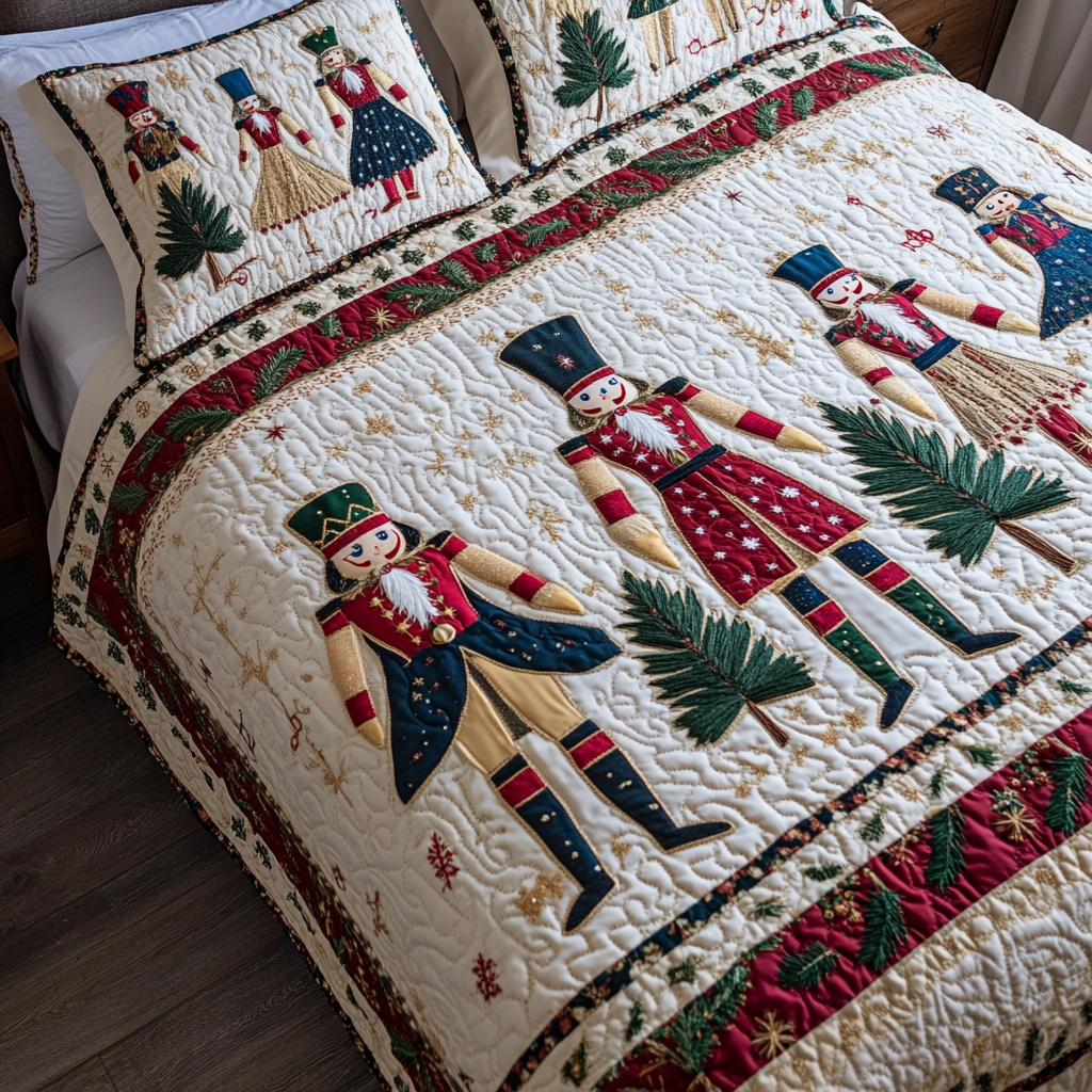 Christmas Nutcracker TAI141124072 Quilt Bedding Set – Charming Favor