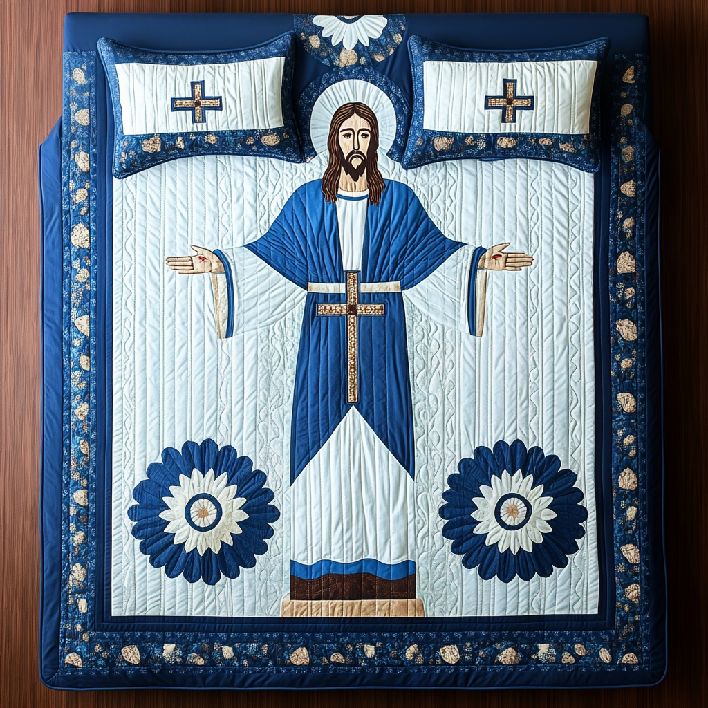 Jesus Christ DAI201124366 Quilt Bedding Set – Charming Favor