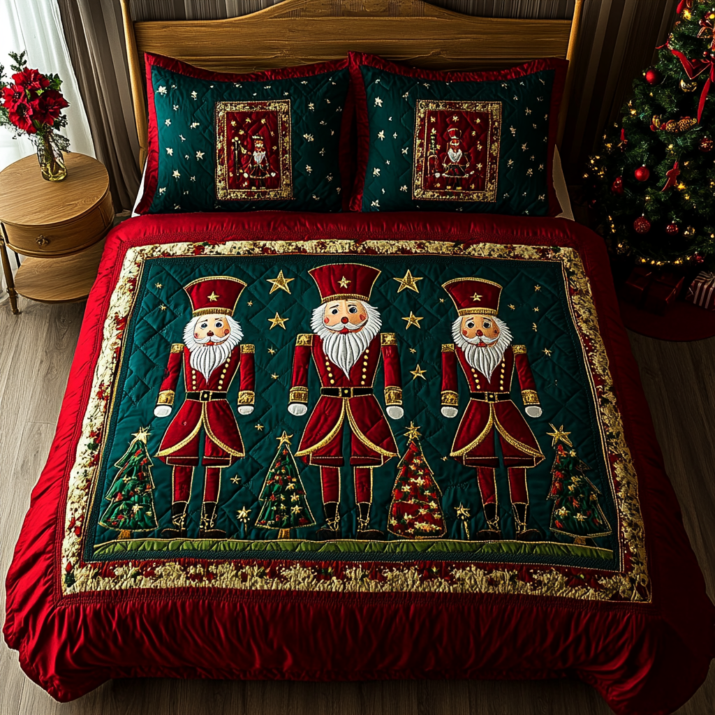 Christmas Nutcracker TAI201124164 Quilt Bedding Set – Charming Favor