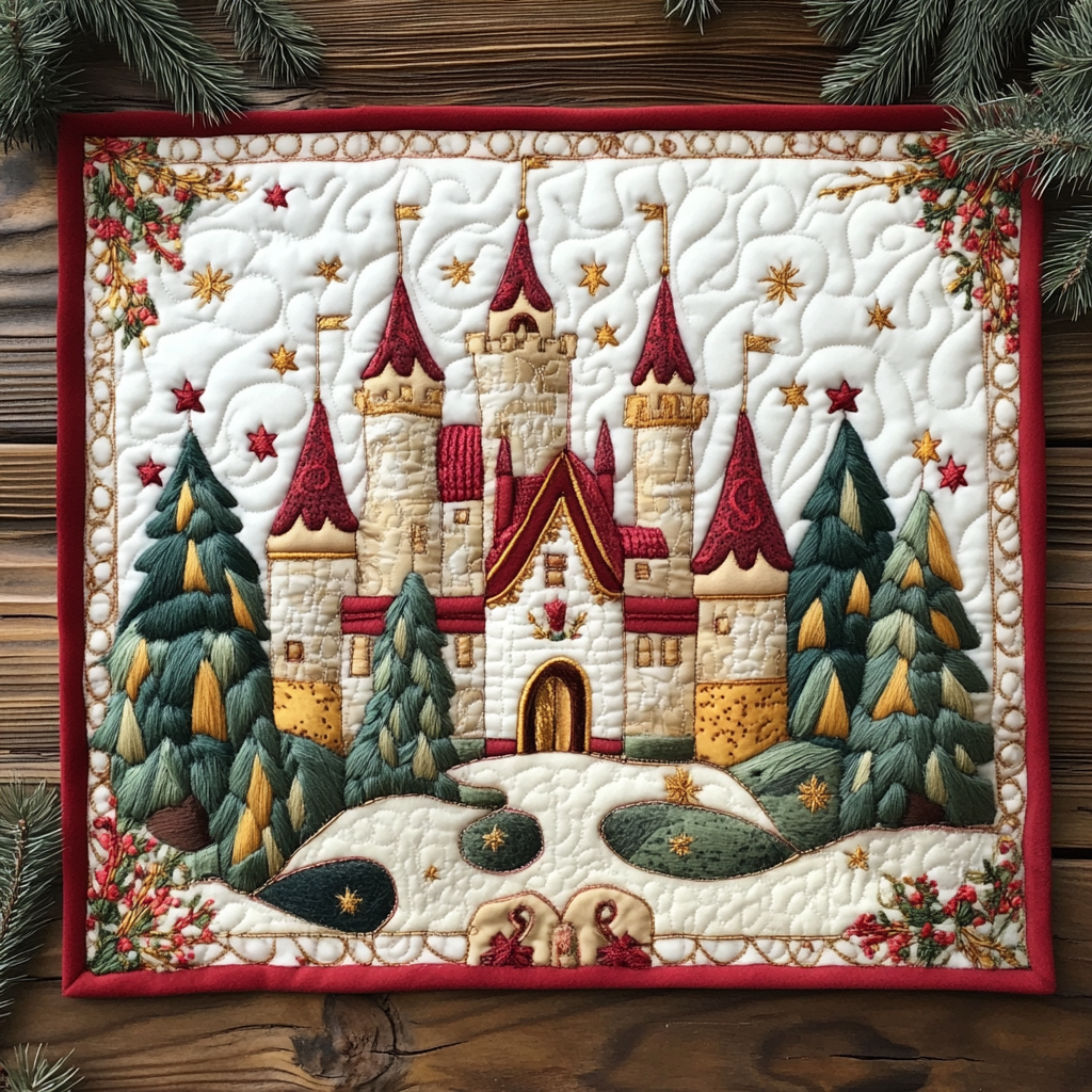 Castle DAI281124188 Quilted Placemats – Charming Favor