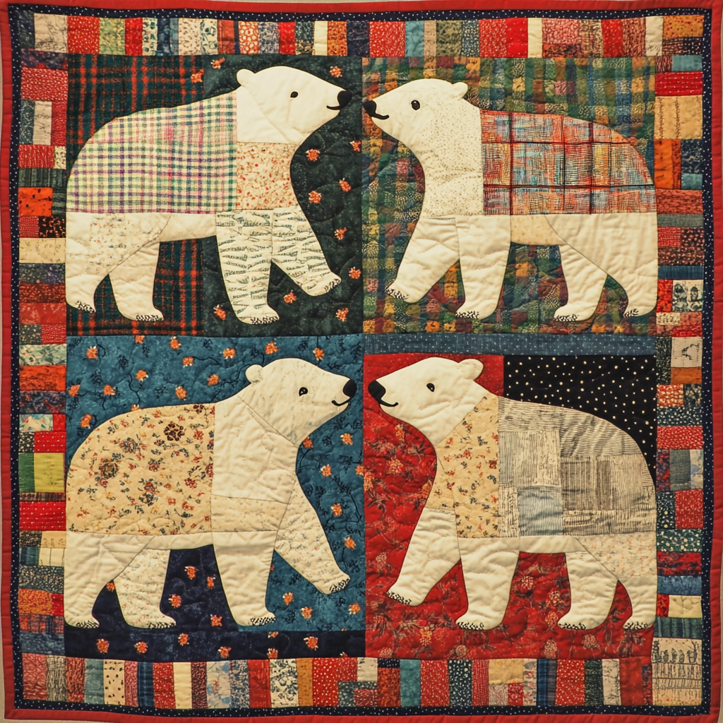 Polar Bear DAI070824135 Quilt Blanket – Charming Favor