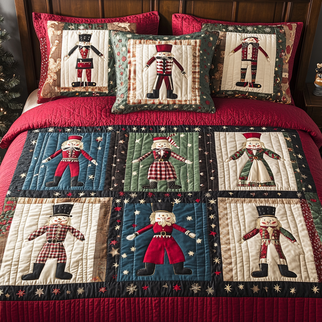 Nutcracker DAI190824269 Quilt Bedding Set – Charming Favor