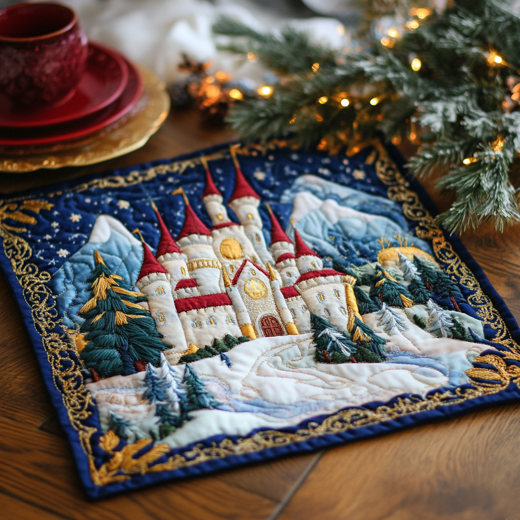 Castle DAI281124187 Quilted Placemats – Charming Favor
