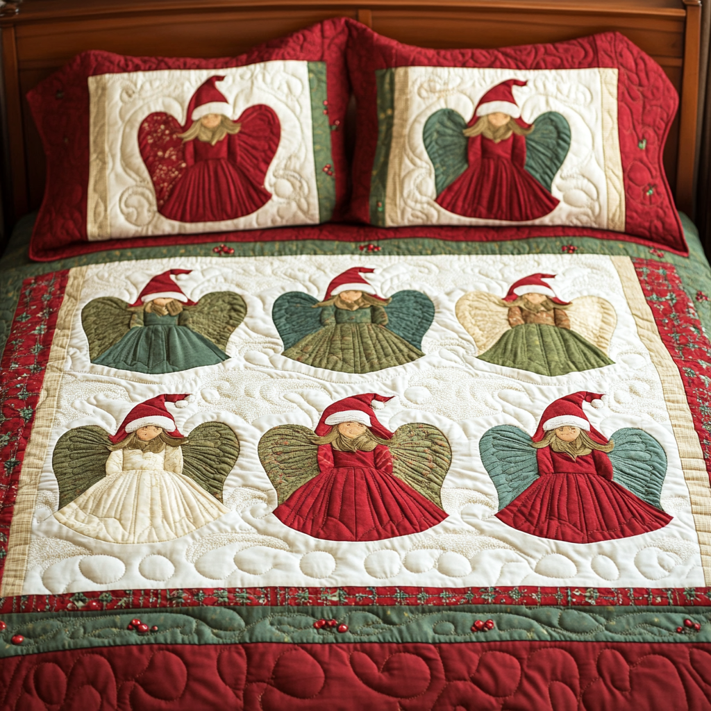 Christmas Angel DAI181124011 Quilt Bedding Set – Charming Favor