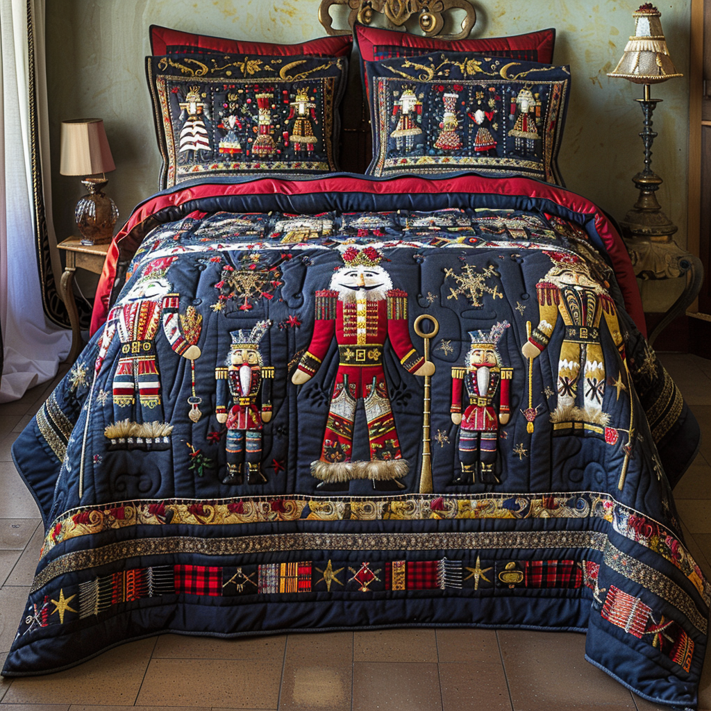 Christmas Nutcracker TAI170724102 Quilt Bedding Set – Charming Favor