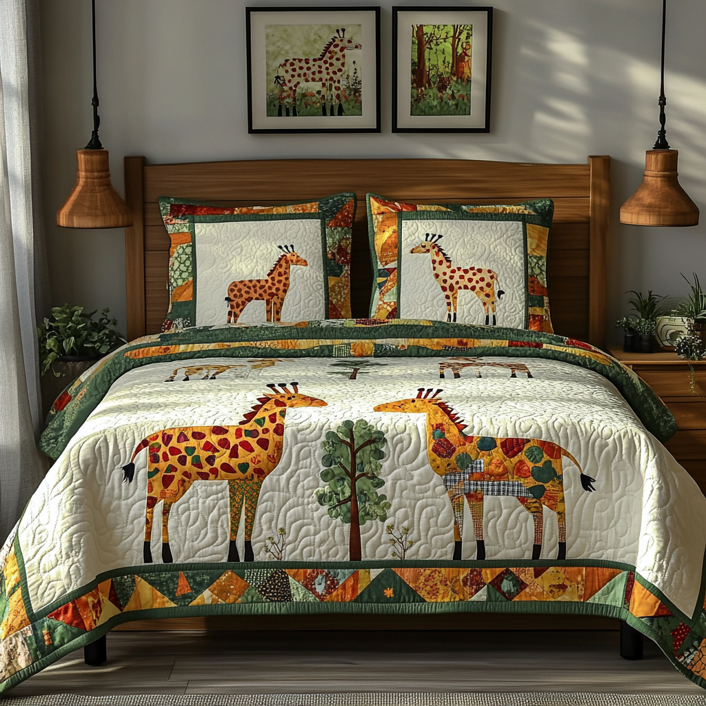 Giraffe DAI281124143 Quilt Bedding Set – Charming Favor