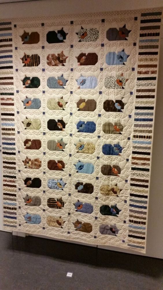 Cat CLA200678 Art Quilt – Charming Favor