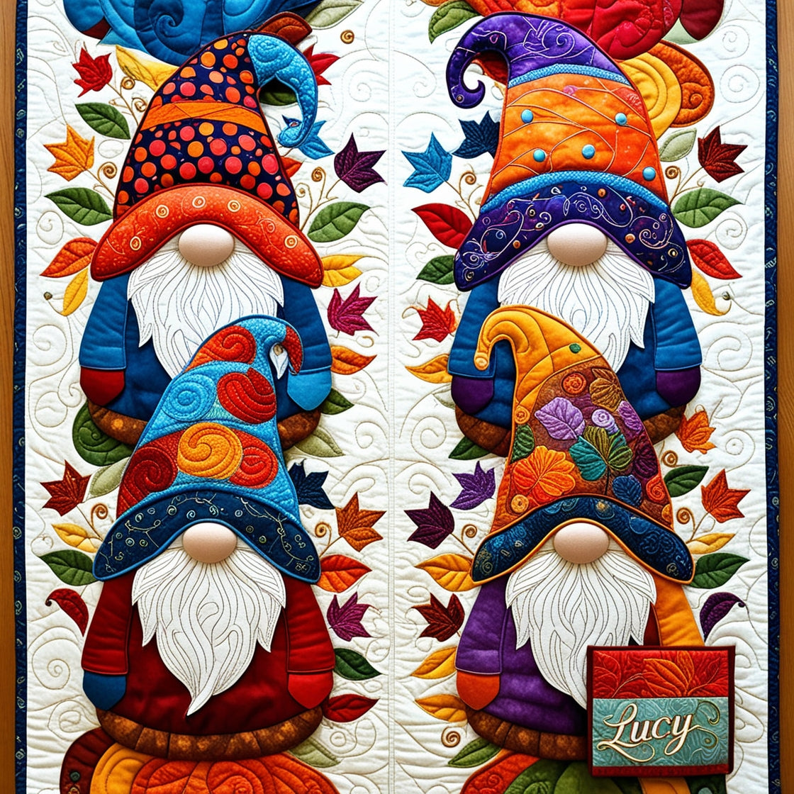 Autumn Gnome NTA041124661 Quilted Table Runner – Charming Favor
