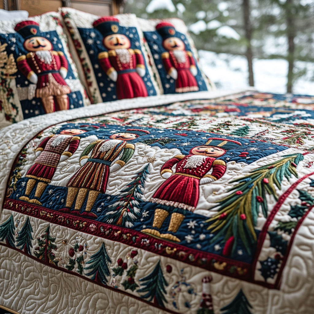 Christmas Nutcracker TAI041124314 Quilt Bedding Set – Charming Favor