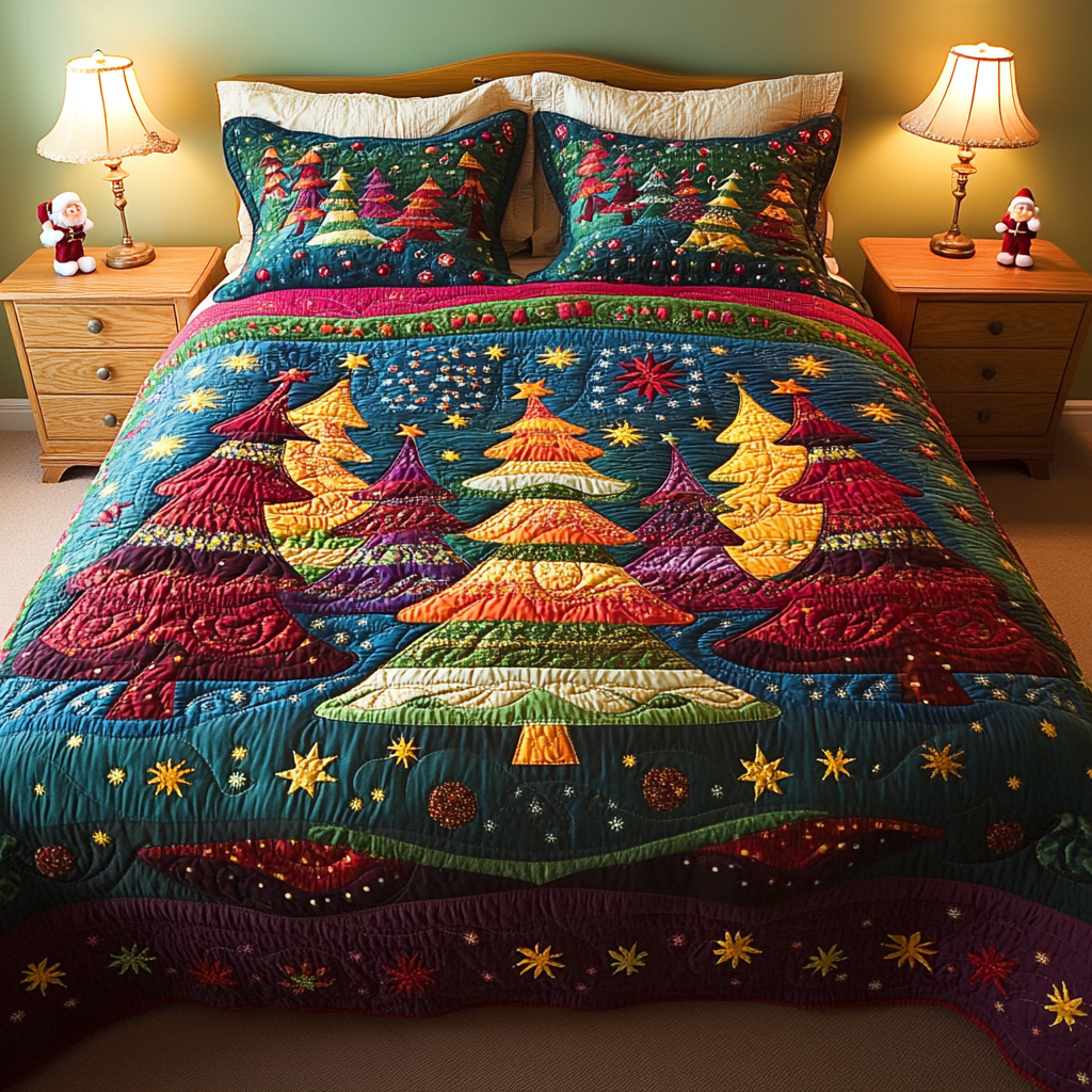 Christmas Tree TAI041124208 Quilt Bedding Set – Charming Favor