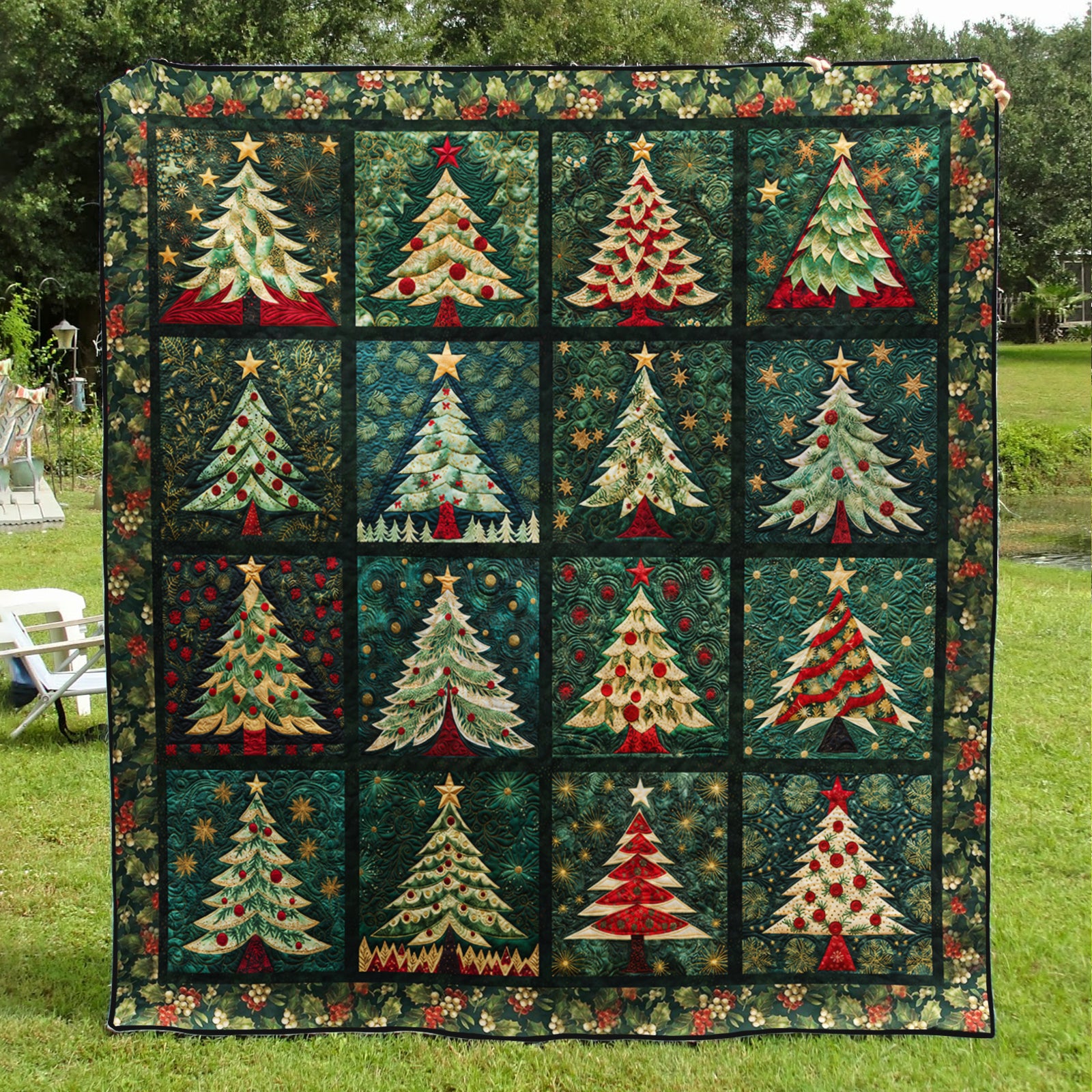 Christmas Tree HM06102301 Quilt Blanket – Charming Favor