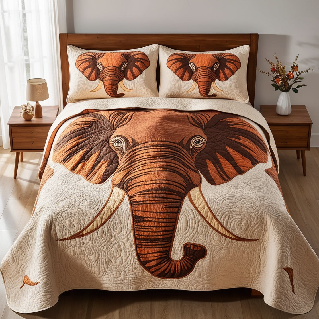 Elephant NTA181024603 Quilt Bedding Set – Charming Favor