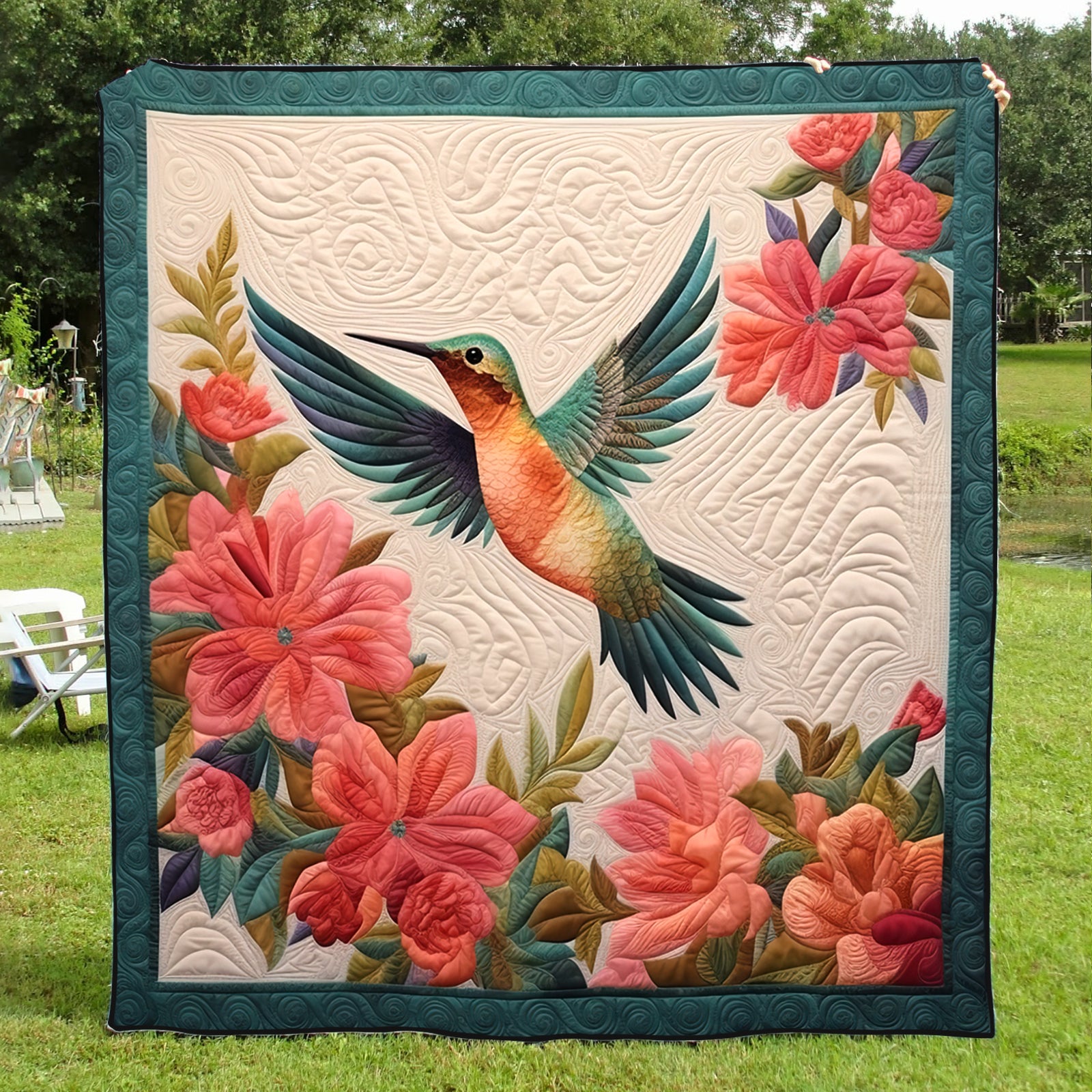 Hummingbird HM12102305 Quilt Blanket – Charming Favor