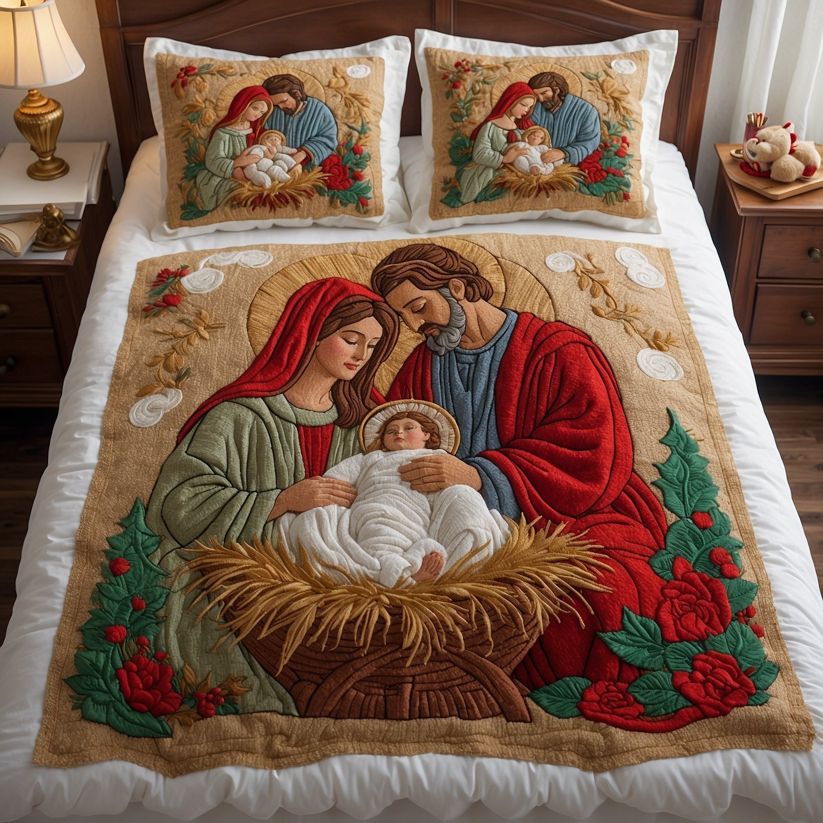 Nativity Scene NTA311024142 Quilt Bedding Set – Charming Favor