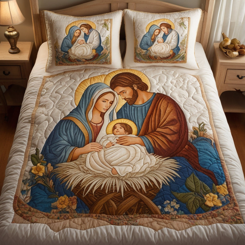 Nativity Scene NTA311024154 Quilt Bedding Set – Charming Favor
