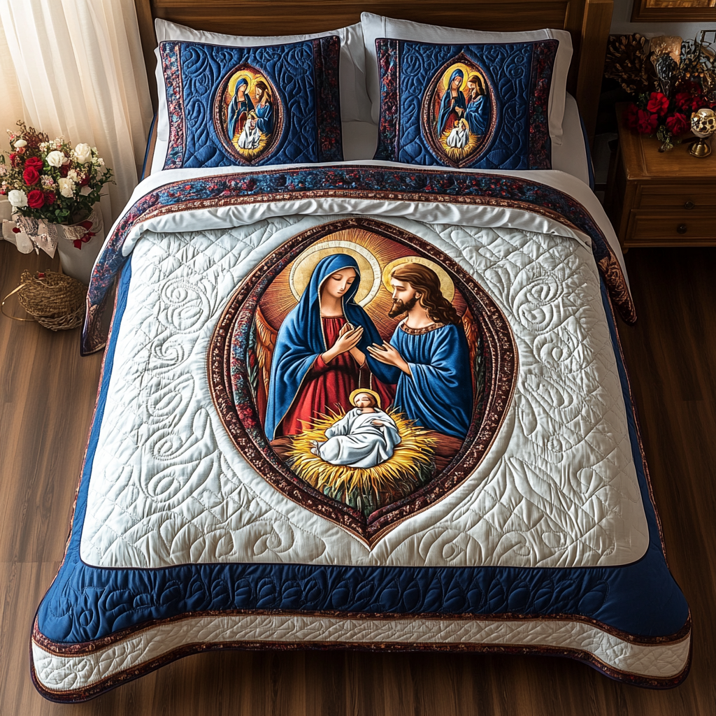 Nativity Scene TAI061124044 Quilt Bedding Set – Charming Favor