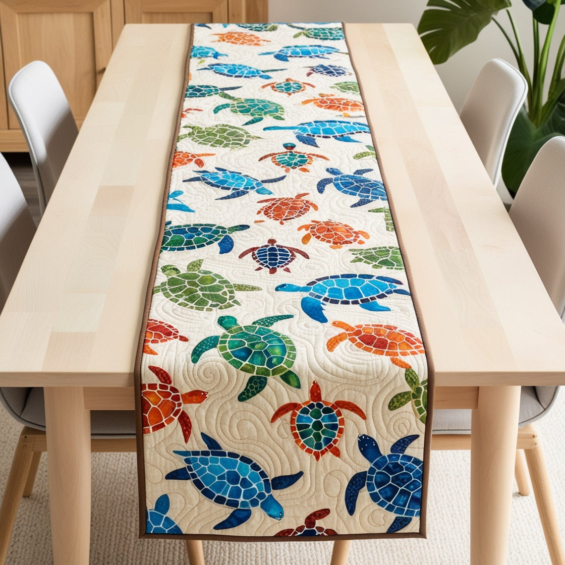 Turtle NTA311024245 Quilted Table Runner – Charming Favor