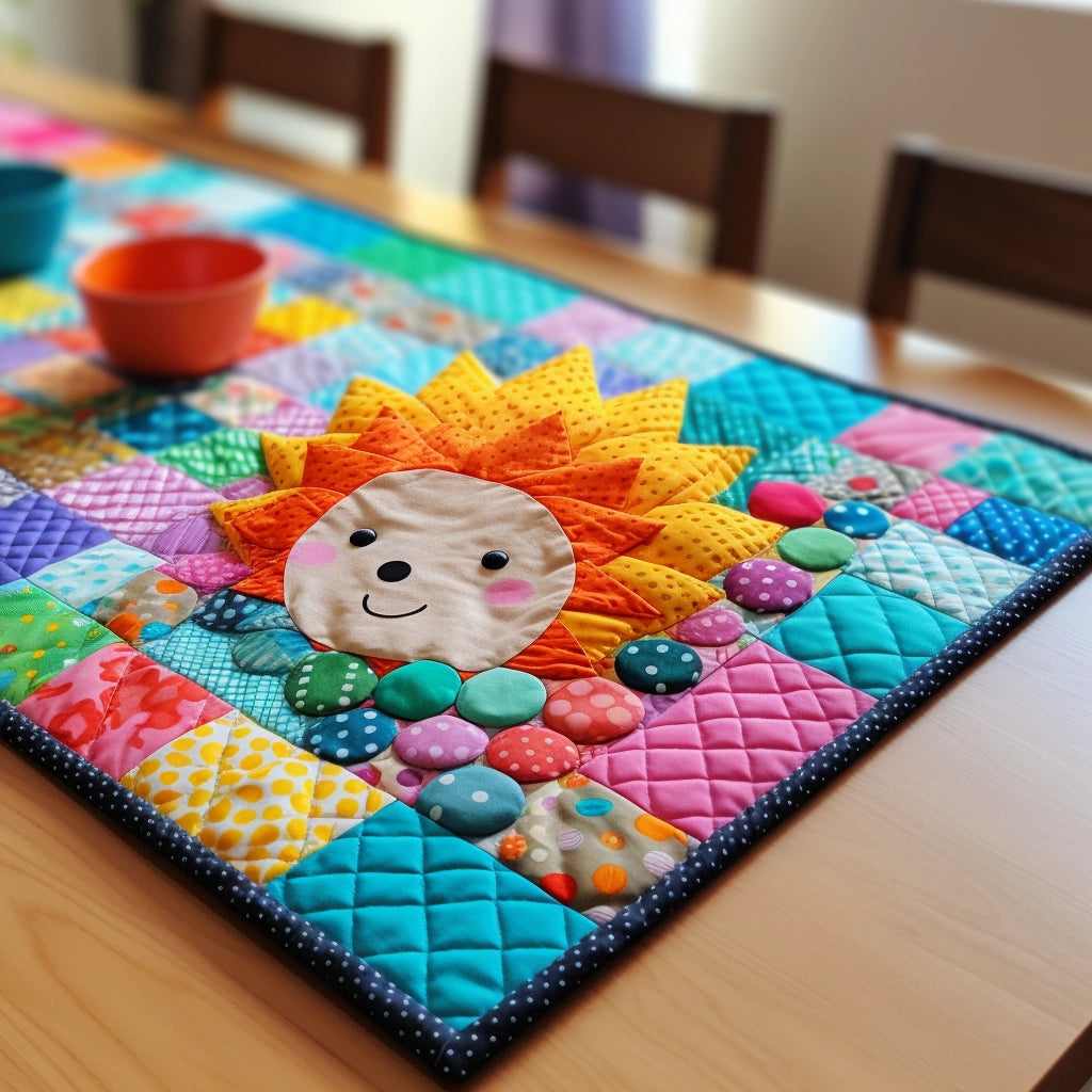 Hedgehog TAI260224295 Quilted Table Runner – Charming Favor