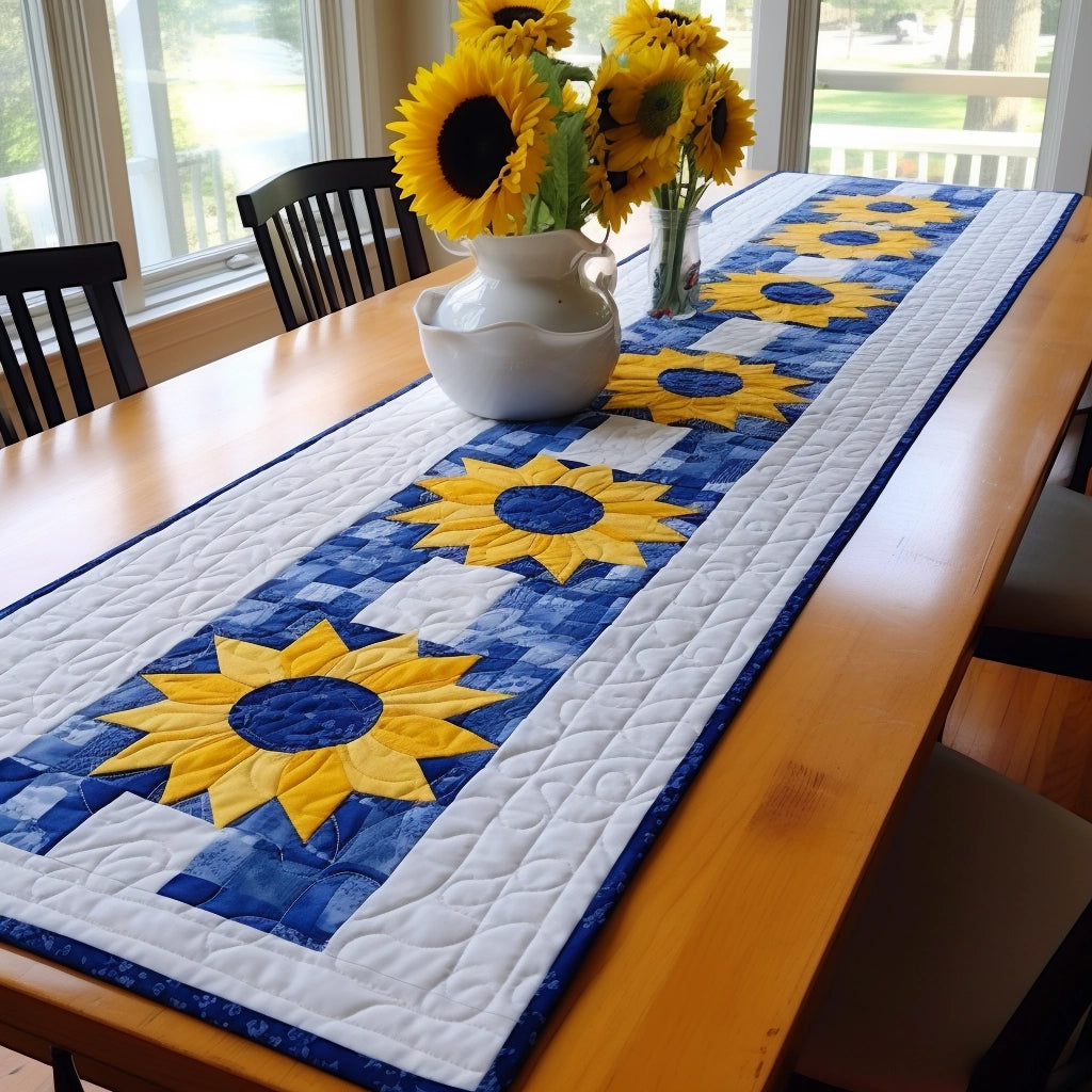 Sunflower TAI261223076 Quilted Table Runner – Charming Favor