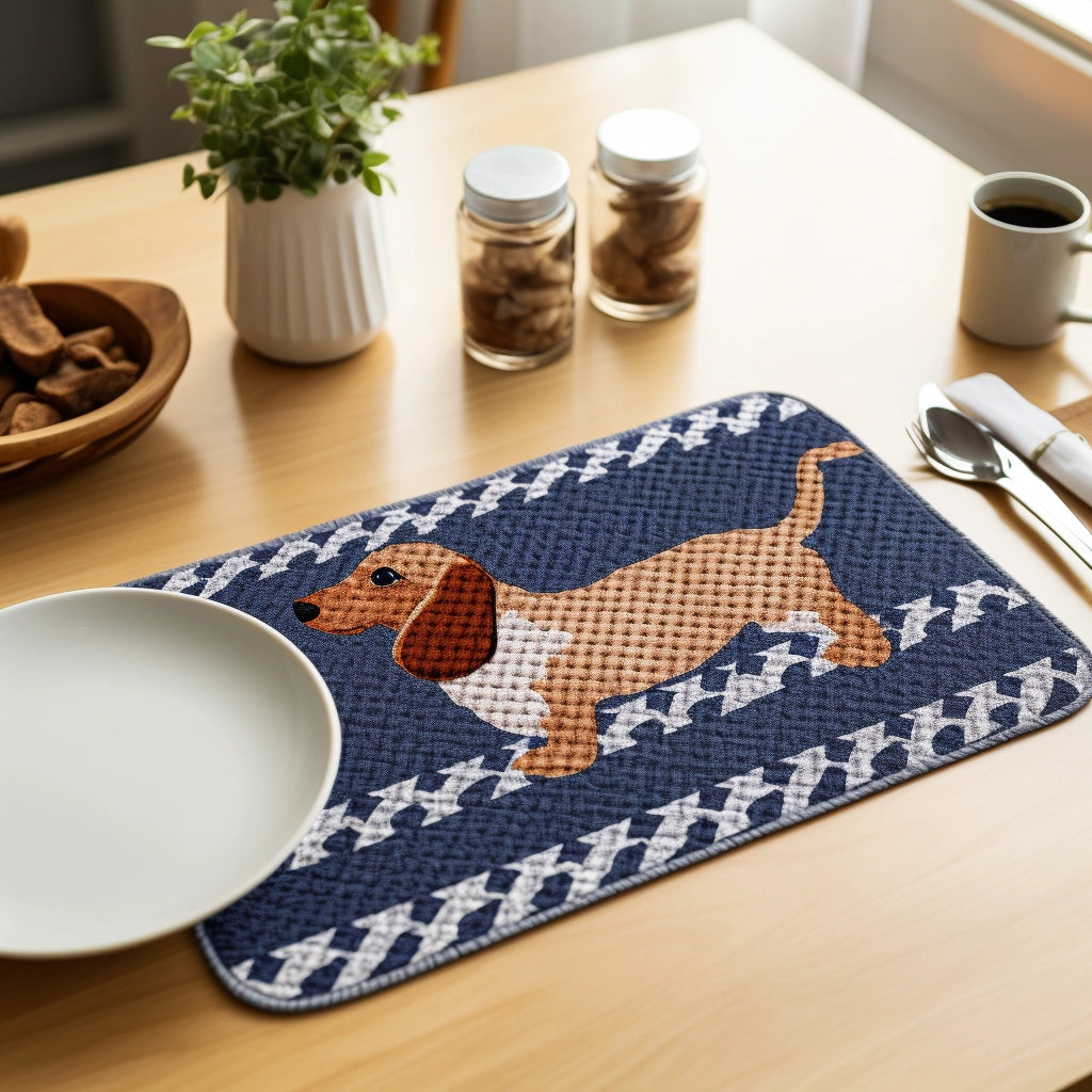 Dachshund TAI040124262 Quilted Placemats – Charming Favor