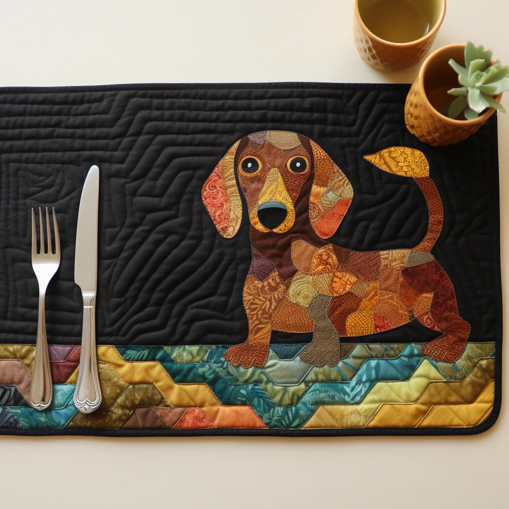 Dachshund TAI30112314 Quilted Placemats – Charming Favor