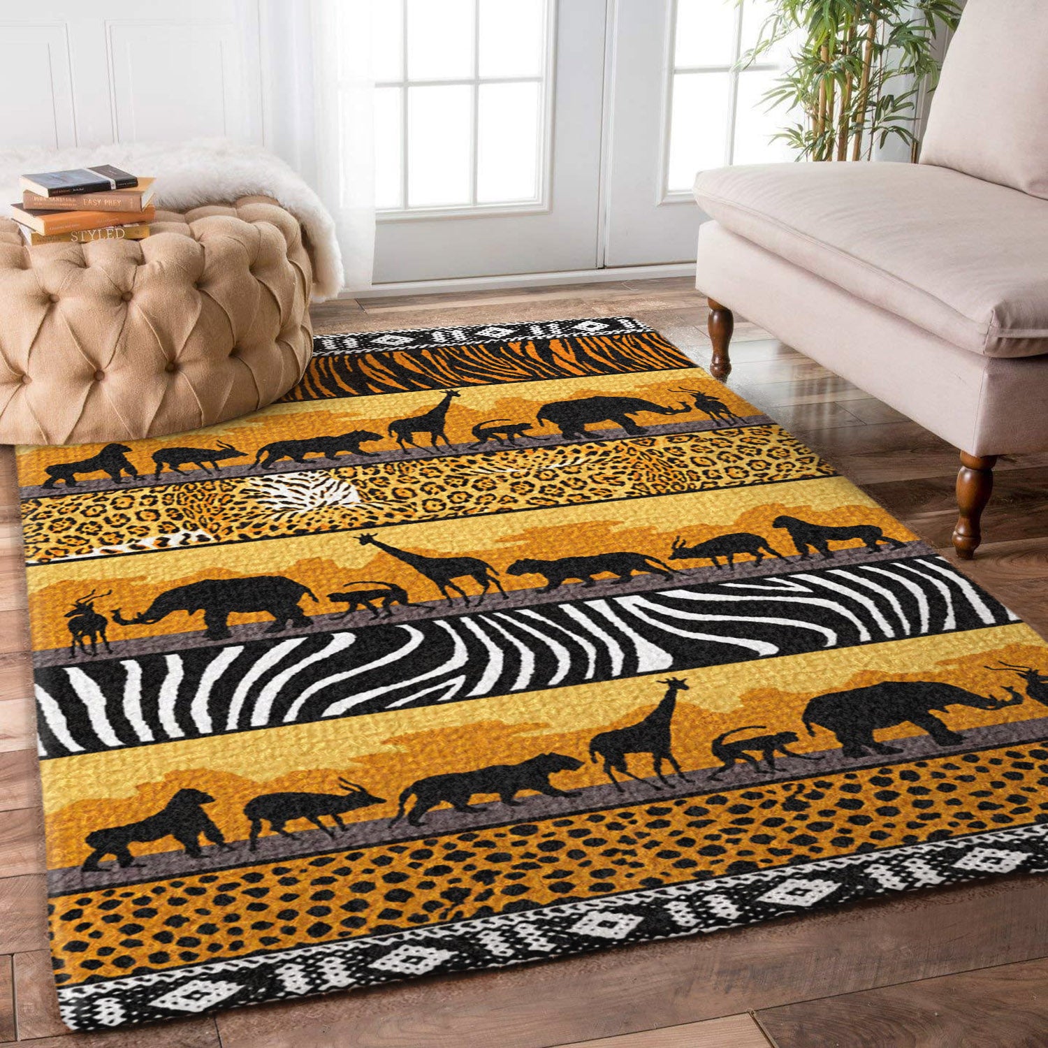 African Animal HT1810007M Rug – Charming Favor