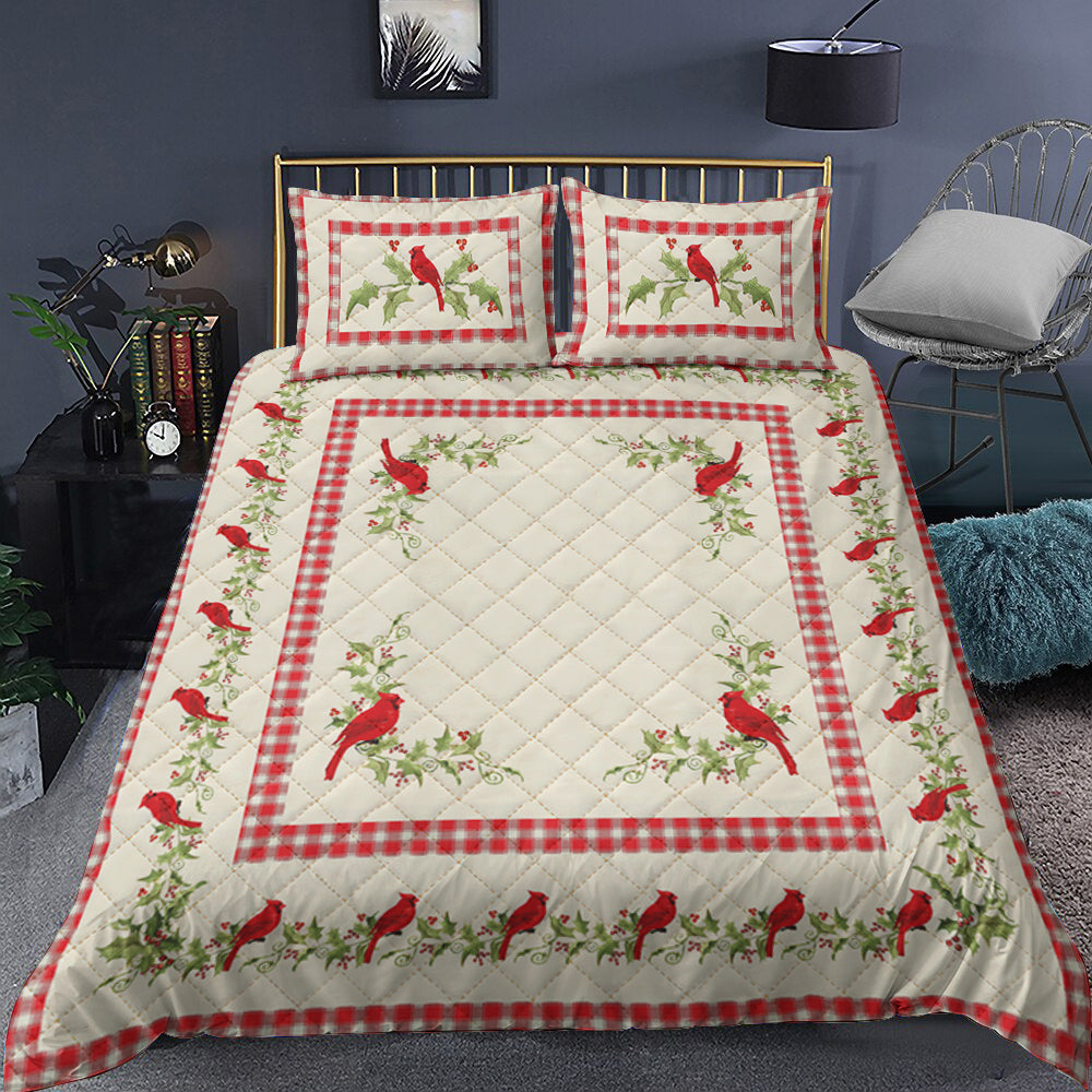 Cardinal Quilt Bedding Set MT1509001 – Charming Favor