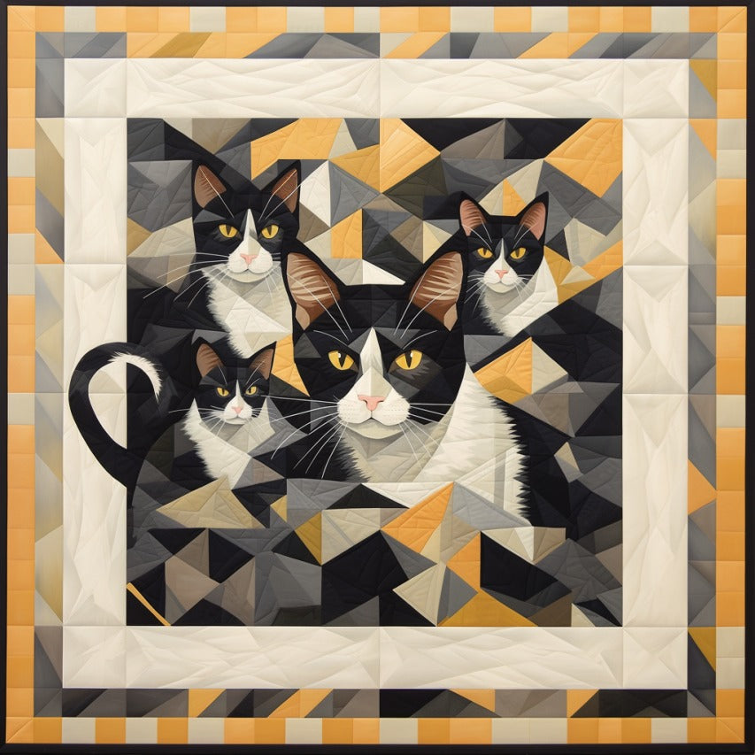 Cats BL07112334 Quilt Blanket – Charming Favor