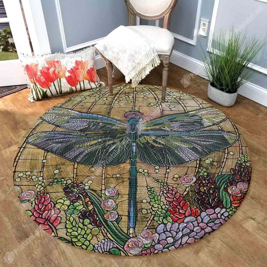 Dragonfly CLM0712032R Round Area Rug – Charming Favor