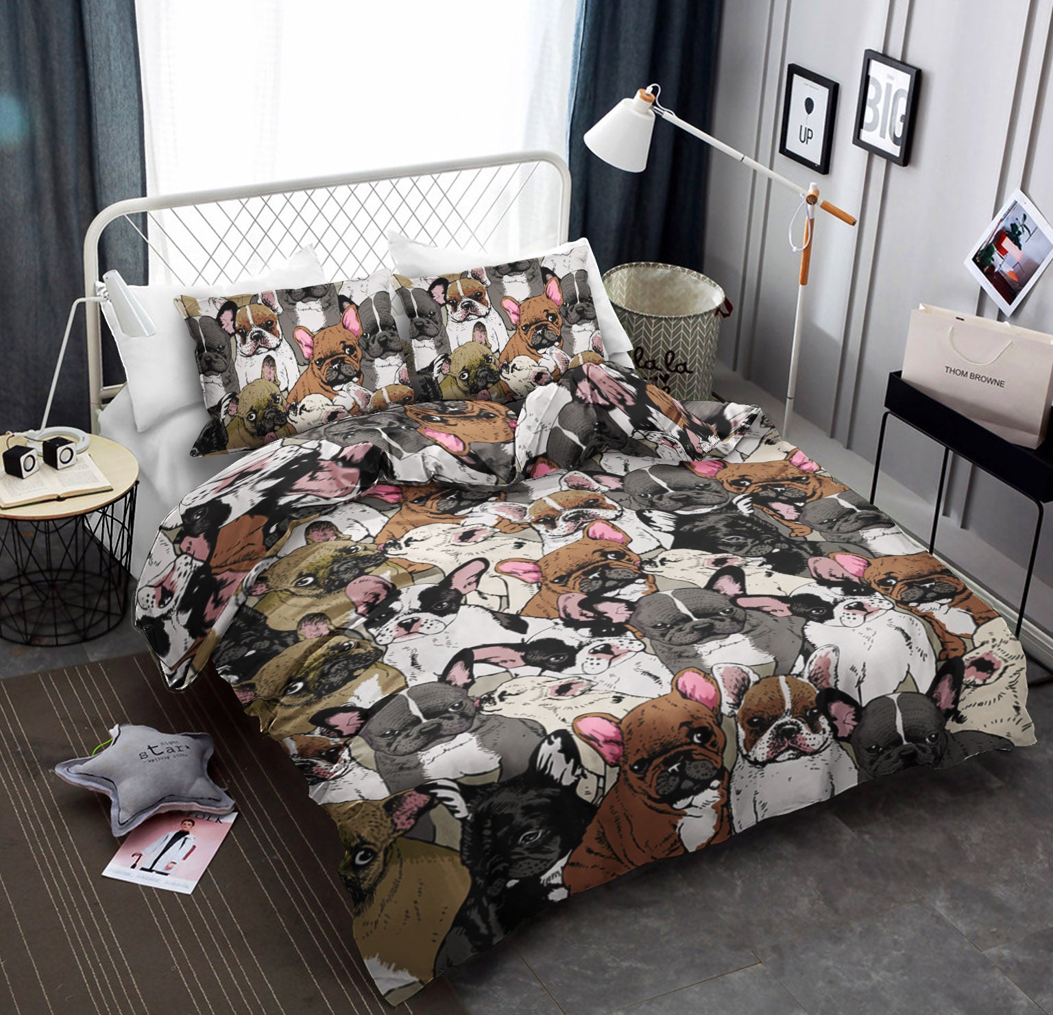 French Bulldog HM270839T Duvet Cover Bedding Sets – Charming Favor