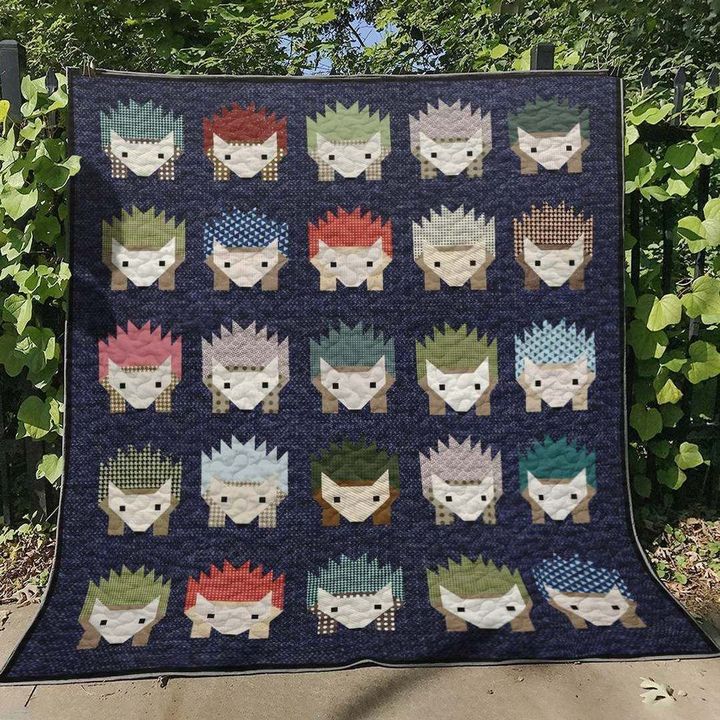 Hedgehog CG250616 Quilt Blanket – Charming Favor