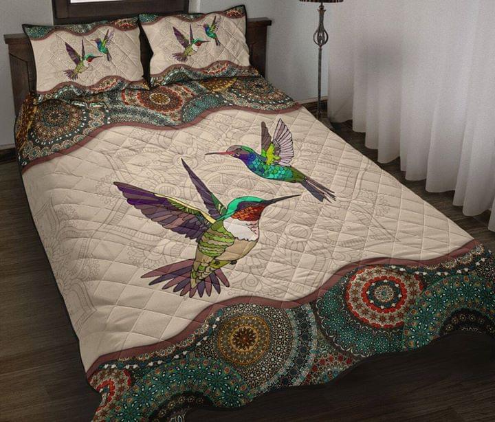 Hummingbird Quilt Bedding Set TM270905 – Charming Favor