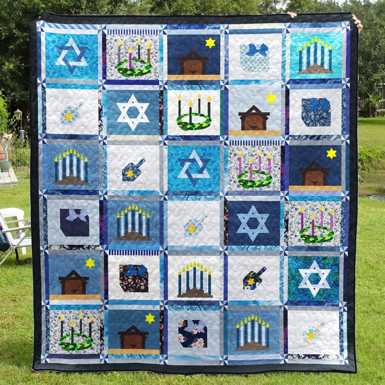 Jewish CL140650 Art Quilt – Charming Favor