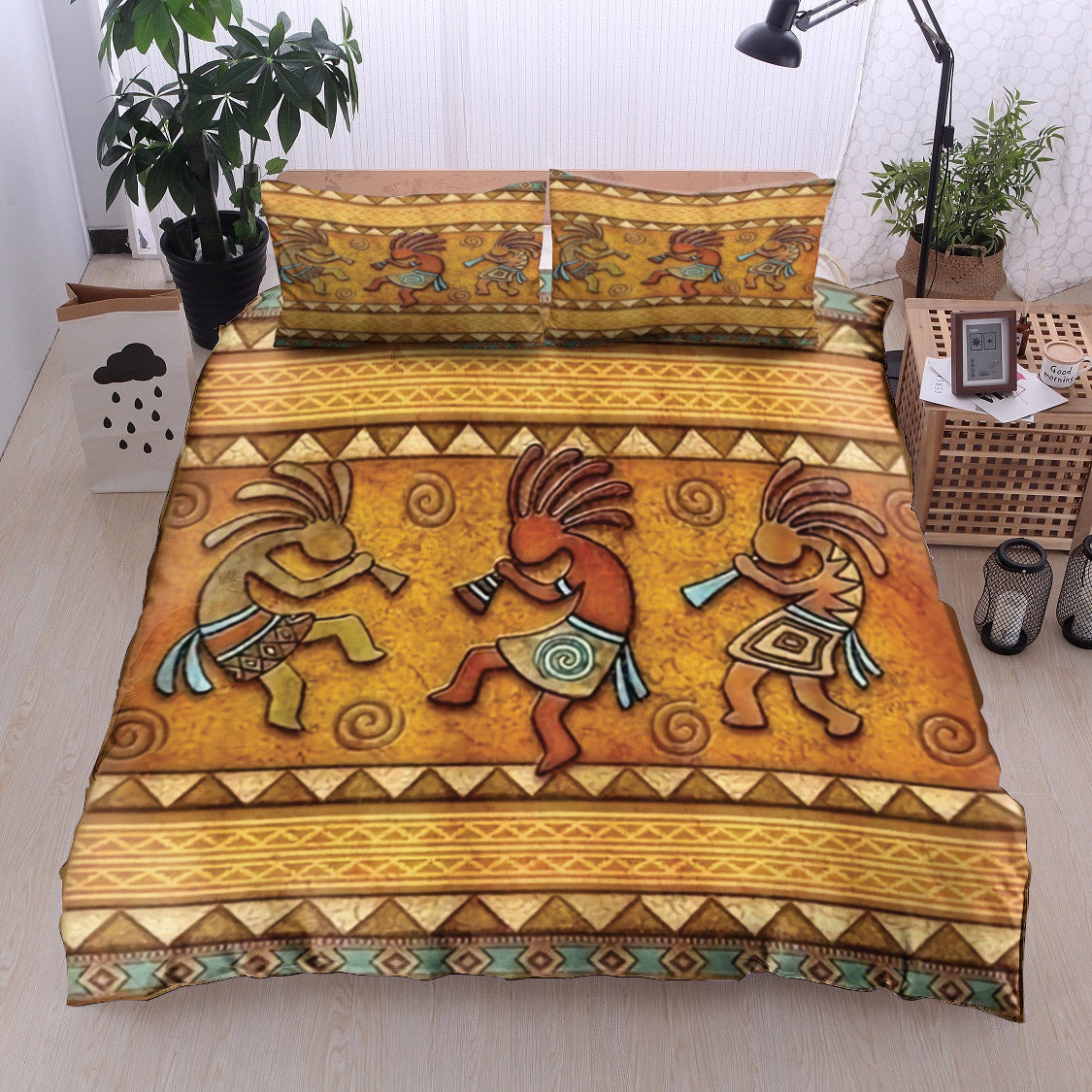 Kokopelli Native American HN05100128B Bedding Sets – Charming Favor