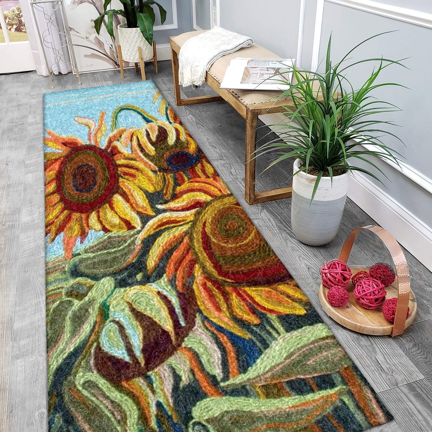 Sunflower HM2110025N Runner Rug – Charming Favor