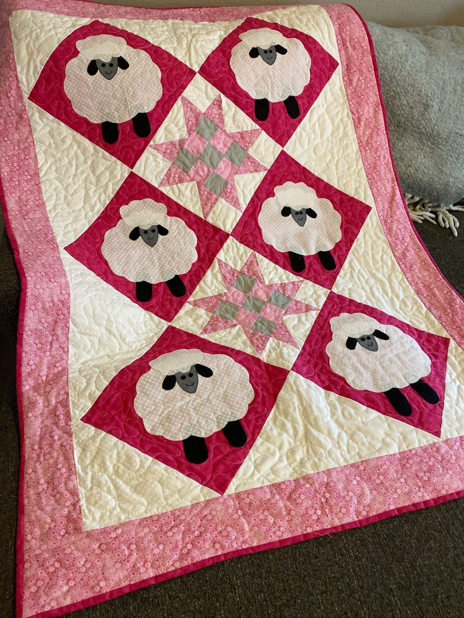 Sheep CLA120324061 Quilt Blanket – Charming Favor